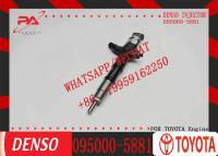 China Common Rail Fuel Injector 095000-5881 Diesel Nozzle 23670-30050 for Toyota 2KD-FTV for sale