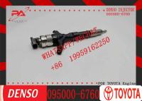 China New Diesel Fuel Injector 095000-6760 Common Rail 23670-30140 for Toyota Hilux 2.5L Euro4 for sale