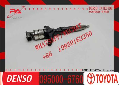 China New Diesel Fuel Injector 095000-6760 Common Rail 23670-30140 for Toyota Hilux 2.5L Euro4 for sale