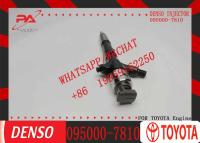 China Diesel Common Rail Injector Assembly 23670-30120 095000-7810 for DENSO Toyota for sale