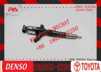 China Denso Common Rail Injector 23670-30400 295050-0200 Diesel Engine Fuel Injector for sale