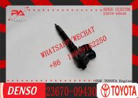 China Common Rail Diesel Injector 23670-0E020 23670-09430 for Toyota 2GD-FTV Engine for sale