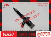 China Common Rail Fuel Injector 295900-0190 23670-30170 for Toyota 1KD-FTV 4 Cylinder for sale
