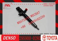 China Common Rail Fuel Injector 295900-0210 295900-0280 23670-30450 for Toyota Hilux 2KD-FTV for sale