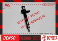 China New Diesel Common Rail Fuel Injector 095000-6230 23670-09140 for Toyota Rav4 for sale