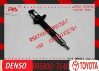 China Common Rail Diesel Fuel Injector 23670-0R020 095000-7640 for Toyota 2AD-FTV Engine for sale