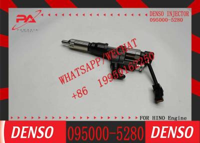 China Common Rail Fuel Injector 23670-E0291 095000-5280 for Hino J08E Engine Kobelco Excavator for sale