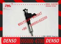 China Common Rail Fuel Injector 095000-6700 095000-6701 R61540080017A for HOWO Truck for sale
