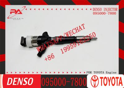 China Diesel Fuel Common Rail Injector 095000-7800 23670-30250 for Toyota Hiace 2.5 D-4D 2KD-FTV for sale