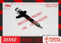 China Original Common Rail Fuel Injector 095000-7820 23670-30290 for Toyota 1KD-FTV Euro 4 for sale