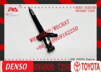 China Genuine Diesel Common Rail Injector 095000-7610 095000-7600 095000-7250 for Toyota 2AD-FTV 23670-09260 for sale