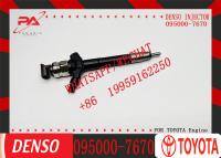 China 095000-6230 095000-7670 095000-8050 Diesel Common Rail Fuel Injector for Excavator 23670-51040 for sale