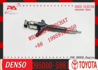 China Diesel Common Rail Injector 095000-5881 23670-30050 for Toyota 2KD-FTV Engine for sale