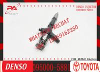 China Diesel Common Rail Injector 095000-5881 23670-30050 for Toyota 2KD-FTV Engine for sale