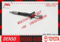 China Diesel Fuel Injector 095000-6760 095000-6761 Common Rail Injector 23670-30140 for Toyota Hilux 2.5L Euro4 for sale