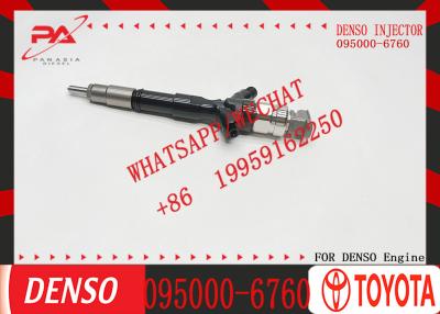 China Diesel Fuel Injector 095000-6760 095000-6761 Common Rail Injector 23670-30140 for Toyota Hilux 2.5L Euro4 for sale