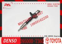 China Common Rail Injector 095000-7360 095000-5890 for 1KD 2KD Diesel Nozzle Assembly High Quality for sale