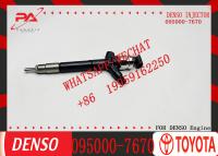 China Denso Common Rail Injector 095000-7670 23670-09180 for Toyota 1KD 2KD Diesel Engine for sale