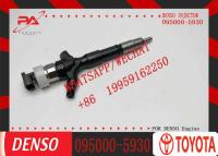 China Diesel Common Rail Injector 23670-09060 095000-5930 for Toyota Hiace Hilux 2KD-FTV for sale