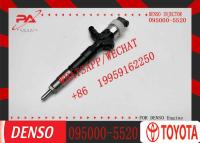 China Denso Common Rail Fuel Injector 095000-5520 23670-09060 for Toyota 2KD 1KD Diesel for sale