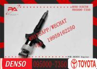 China Common Rail Diesel Fuel Injector 095000-7350 for Toyota Land Cruiser Prado 3.0 D 1KD-FTV Engine for sale