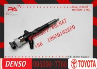 China Diesel Fuel Injector 23670-0L050 095000-7760 for Toyota Hilux Vigo 1KD 2KD Common Rail for sale