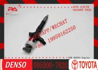 China Denso Common Rail Fuel Injector 095000-7820 23670-39165 for Toyota 1KD 2KD Diesel for sale