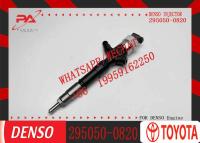 China Genuine Common Rail Injector 295050-0820 23670-30380 for Denso 1KD 2KD Diesel for sale