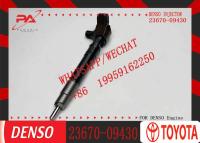 China Diesel Injector 23670-09460 23670-0E070 for Toyota Hilux HIACE 1GD Engine Fuel System for sale
