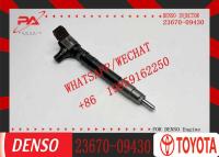 China Diesel Injector 23670-09460 23670-0E070 for Toyota Hilux HIACE 1GD Engine Fuel System for sale