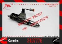 China Remanufactured Common Rail Fuel Injector 3407776 3087807 for Cummins QSN14 N14 Engine Aluminum for sale