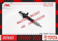 China Denso Fuel Injector 095000-5921 095000-5920 for Toyota Hiace Hilux 2KD-FTV 12 Month Warranty for sale