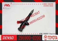 China Excavator Common Rail Fuel Injector 295900-0200 23670-30440 12 Months Warranty for sale