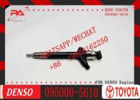 China Excavator Common Rail Fuel Injector 095000-5610 095000-7600 12 Month Warranty for sale