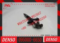 China Diesel Fuel Injectors 095000-6650 095000-6300 for Bosch Denso 12 Months Warranty for sale