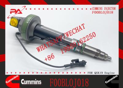 China Cummins QSK19 QSK60 Diesel Engine Injector 2867147 2867148 F00BLOJ018 2882079 for sale