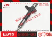 China Original 2KD Diesel Common Rail Injector 23670-30050 095000-5881 for Toyota for sale