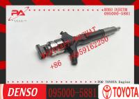 China Original 2KD Diesel Common Rail Injector 23670-30050 095000-5881 for Toyota for sale