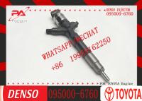 China Denso Diesel Fuel Injector 095000-6760 095000-6761 Common Rail Injection Valve for Toyota Hilux 2.5L Euro4 for sale