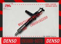 China 6251-11-3100 Fuel Injector 095000-6070 for PC800-6 WA320 WA470 Excavator Loader for sale