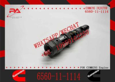 China Komatsu PC1250-7 Excavator 6D170 Diesel Engine Fuel Injector 6560-11-1114 for sale