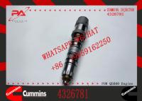 China Common Rail Diesel Fuel Injector 3766446 4326781 4088428 for Cummins Engine Parts for sale