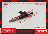 China DENSO Common Rail Fuel Injector 095000-6363 095000-6366 for Hitachi ISUZU Excavator 4HK1 6HK1 for sale