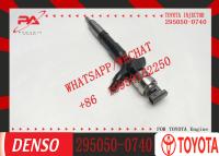 China DENSO Common Rail Fuel Injector 295050-0740 23670-30420 23670-39365 for Diesel Engine for sale