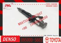 China High Pressure Common Rail Injector 095000-5663 23670-30050 for 2KD-FTV Engine for sale