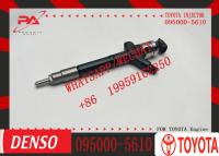 China Diesel Fuel Injector 095000-5610 Common Rail Injection Valve 23670-0R010 for Toyota Avensis RAV4 2.2D 2AD-FTV for sale