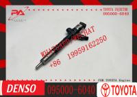 China Diesel Common Rail Injector 095000-6040 23670-0R020 for SINO-TRUK HO-WO Engine for sale