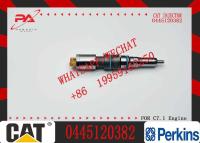 China Common Rail Injector 0445120371 0445120382 for CAT C7.1 Engine 320D2 Excavator 24V for sale