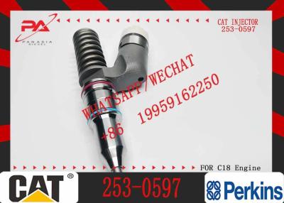 China Fuel Injector 253-0597 10R-9787 for CAT C18 C15 3406E Engine Excavator Truck Parts 2.5kg for sale