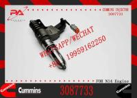 China Remanufactured Cummins N14 Diesel Fuel Injector 3087733 3411759 240-260 Bar for sale